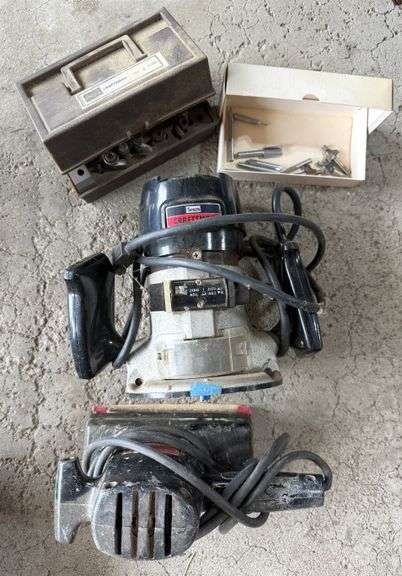 Router, Bits and Sander - Auction Ohio