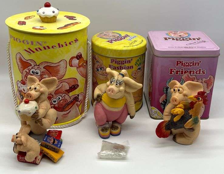 Piggin' Limited Edition - Figurines in Boxes (Mixed) - Auction Ohio