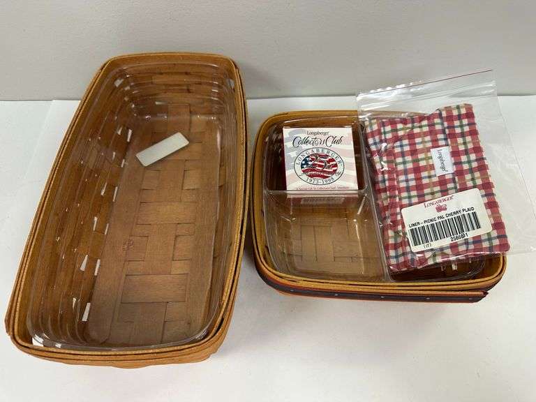 Longaberger Baskets for the Table - Auction Ohio
