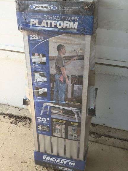 Werner Portable Work Platform New in The Package - Auction Ohio