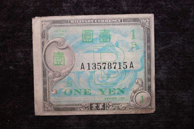 One Yen Note - Auction Ohio