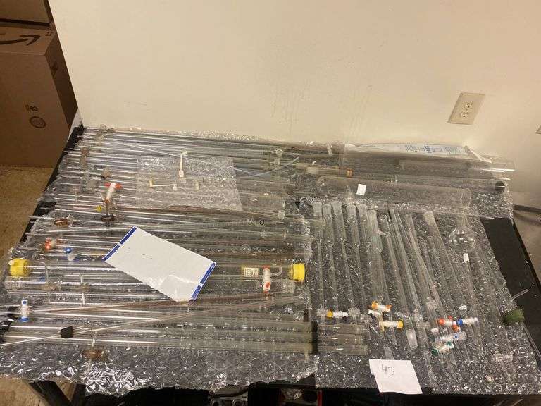 Large mixed lot of glass labware - Auction Ohio