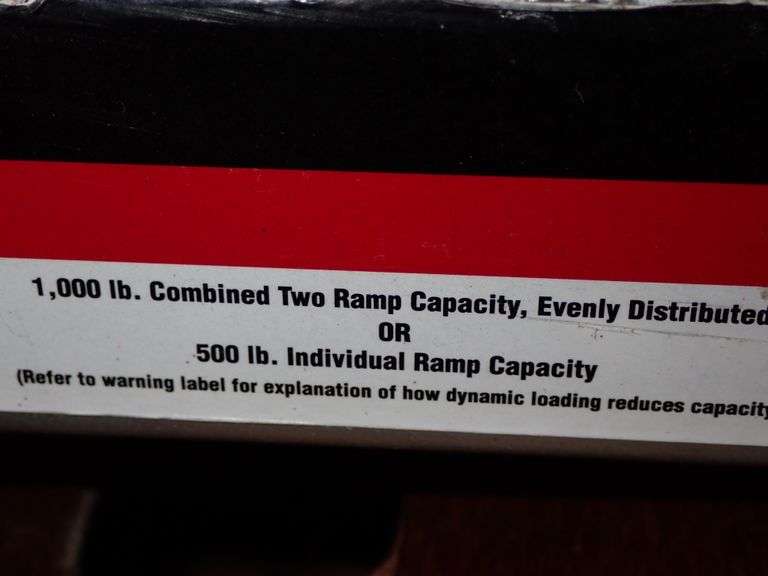 Haul Master Steel Loading Ramps - 1000lb cap - Auction Ohio