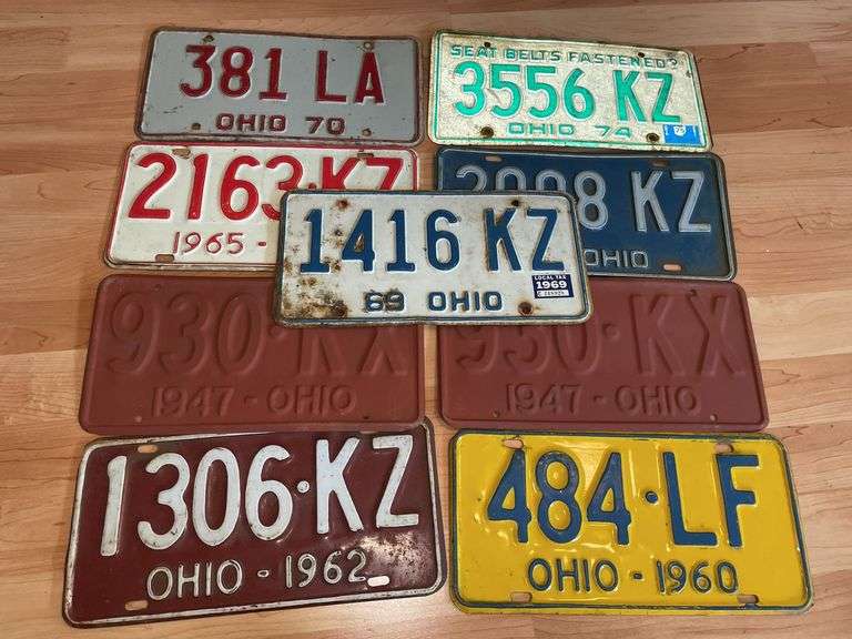 Ohio License Plates - Auction Ohio