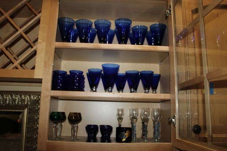Cobalt Glassware - Auction Ohio