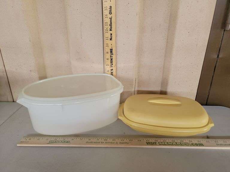 Two Tupperware Storage Bowls - Auction Ohio
