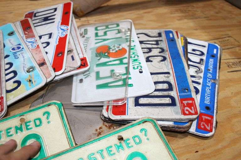 Ohio License Plate Collection - Auction Ohio