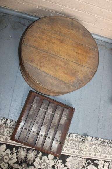 Wooden Cheese Box & Antique Chimes - Auction Ohio