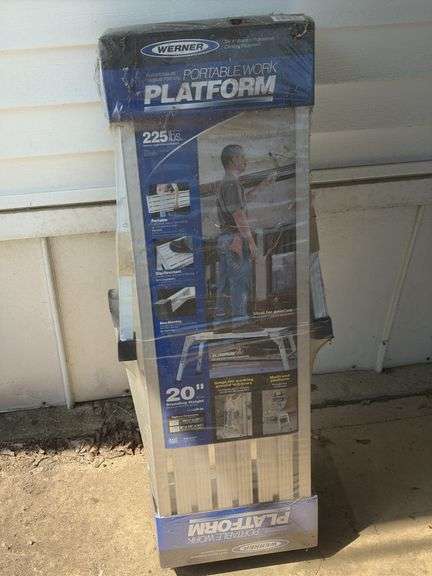 Werner Portable Work Platform New in The Package - Auction Ohio