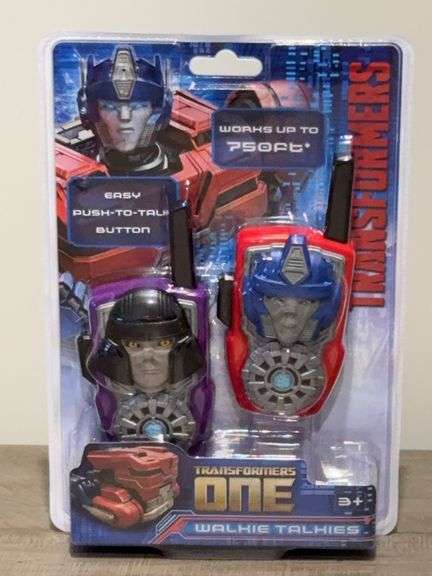 **NEW** Transformers One Extended Range Walkie Talkies - Push to Talk ...