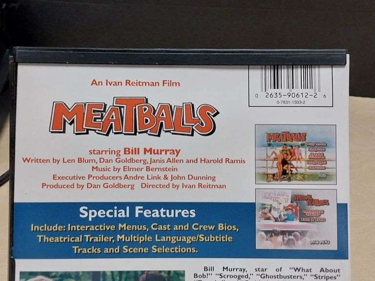 Meatballs DVD - Classic Summer Camp Comedy Starring Bill Murray ...