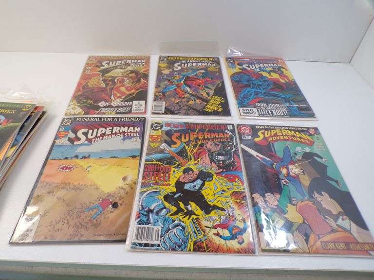 Lot of (6) DC "Reign of the Superman" Comics - Auction Ohio