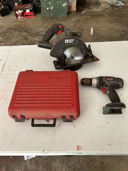 Porter-Cable 18V Tools With Craftsman Auto Scroller Saw Set - Auction Ohio