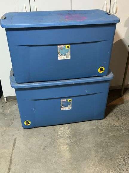 Plastic Storage Totes - Auction Ohio