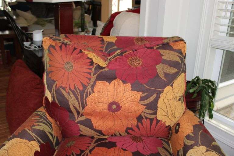 Floral Armchair - Auction Ohio