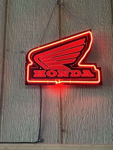 Neon Honda Sign - Auction Ohio