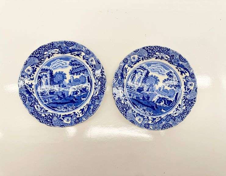 Copeland Spode’s Italian Blue and White Plates - Auction Ohio