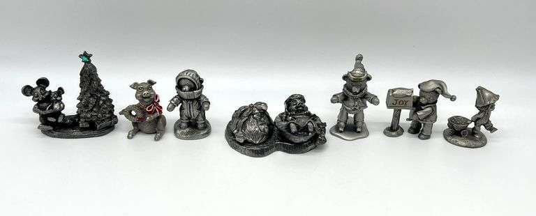 Small Pewter Figurines - Auction Ohio