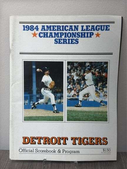 Vintage 1984 American League Championship Series Detroit Tigers ...