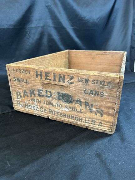 Heinz Primitive Wood Crate - Auction Ohio