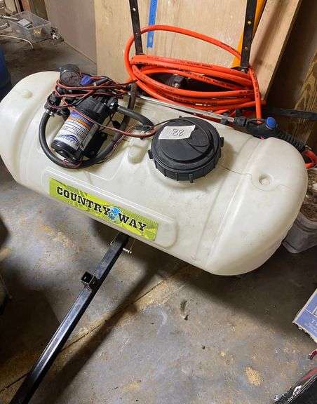 Country Way 25-gallon ATV sprayer - Auction Ohio