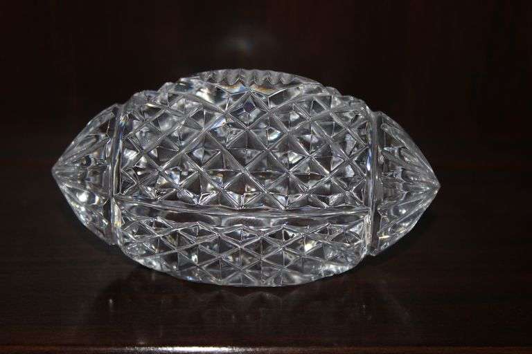 Waterford Crystal Football - Auction Ohio
