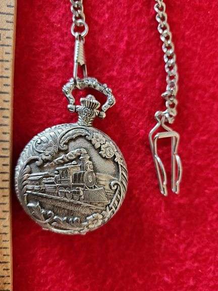 Acuci Japan Quartz Train Pocket Watch - Auction Ohio