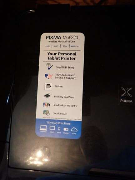 Canon MG6820 Wireless All-in-One Print Scan Copy Mobile & Tablet Print ...