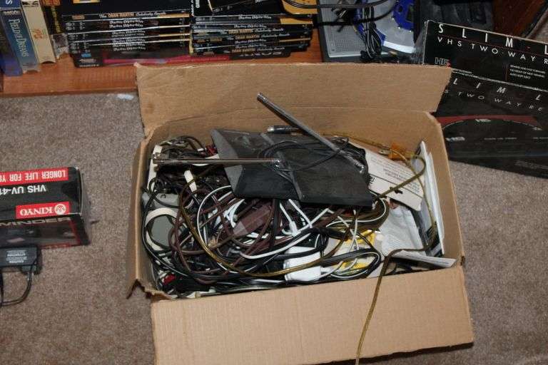 Bookcase & Misc. Electronics - Auction Ohio