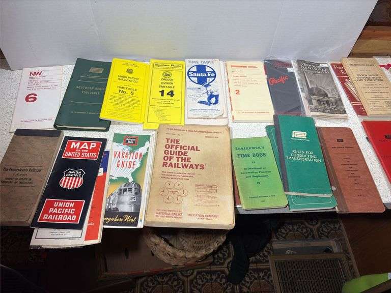 Large Lot Railroad Paper Goods - Auction Ohio