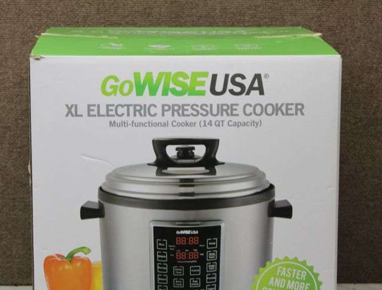 GoWISE USA XL Electric Pressure Cooker with Accessories (14-Quart ...