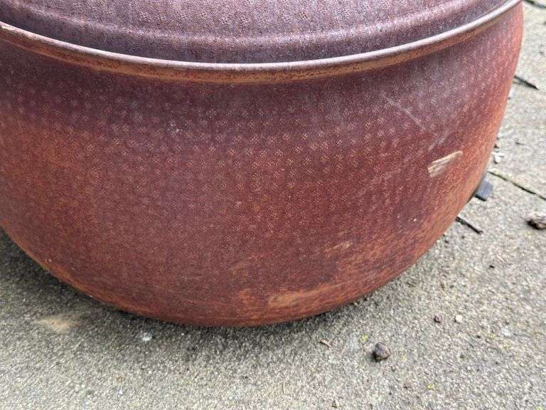 Decorative Metal Pot - Auction Ohio
