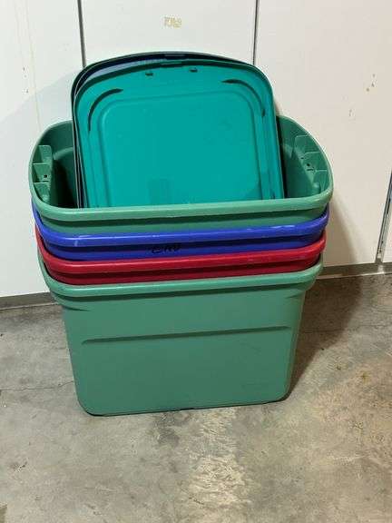 Plastic Storage Totes - Auction Ohio