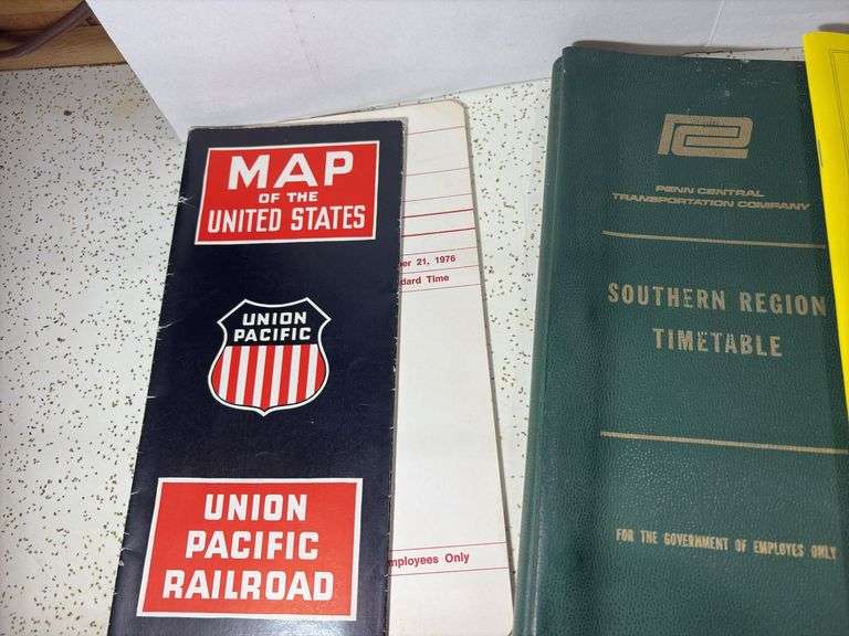 Large Lot Railroad Paper Goods - Auction Ohio