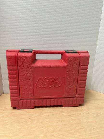 1985 Red Lego Case - Full of Legos - Auction Ohio