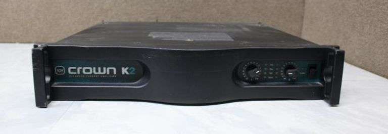 Crown K2 Balanced Current Amplifier, Made in USA - Auction Ohio