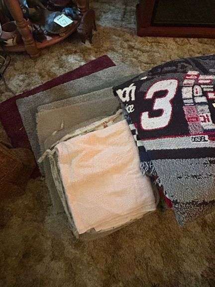 Dale Earnhardt #3 NASCAR Blanket, Rugs, Afghan - Auction Ohio