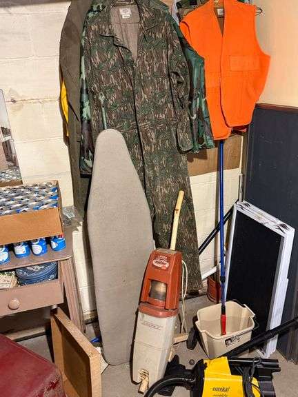 Hunting Bids & Clothes, Ironing Board - Auction Ohio