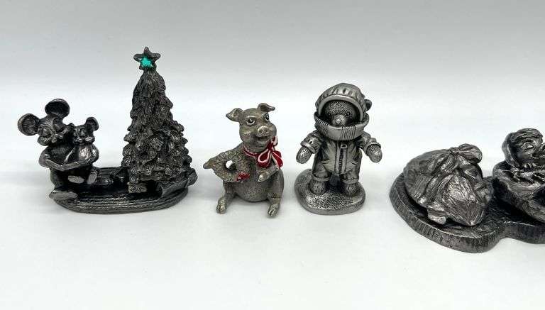 Small Pewter Figurines - Auction Ohio