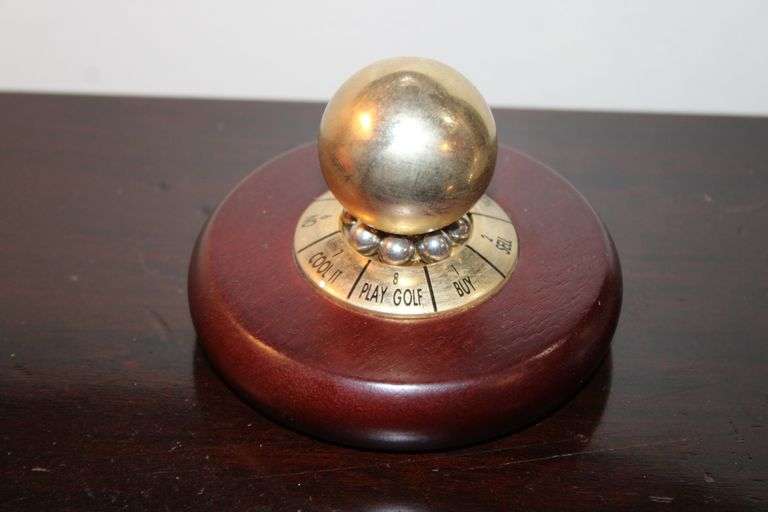 Executive Decision Maker Desk Toy – Spin Globe with Options - Auction Ohio