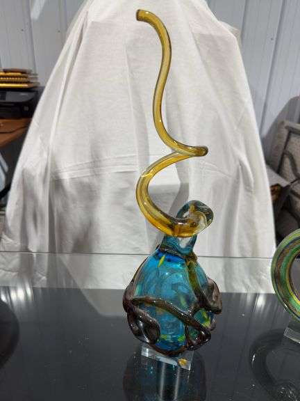 Trio of Modern Art Glass Sculptures - Auction Ohio