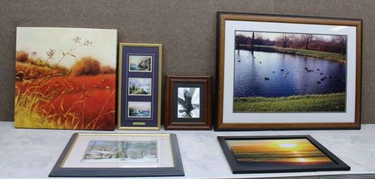 Framed Artwork, Including Thomas Kinkade and Marilyn Kroen - Auction Ohio