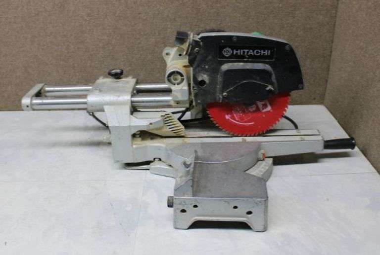 Hitachi C8FB 8 1/2″ Slide Compound Saw with Double Insulation - Auction ...