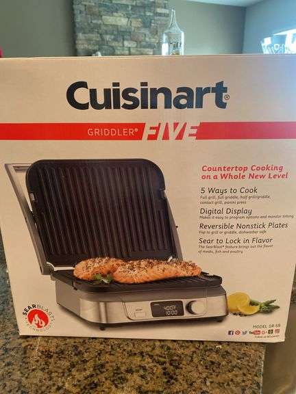 Cuisinart Griddler Five - new in box - Auction Ohio