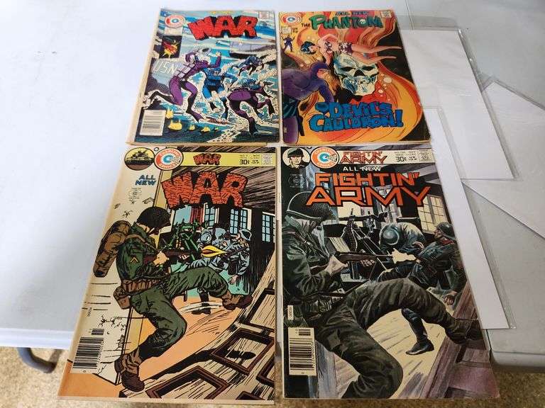Fightin' Army 1976 V8# 126, War 1976 V2 #9, 7, Phantom 1973 V6 #59 ...