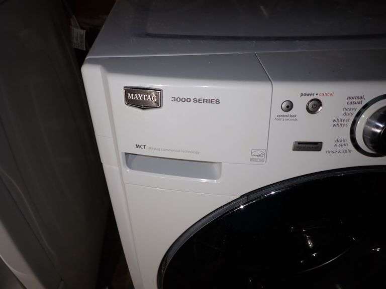 TESTED Maytag 3000 Series Front load Washing Machine with Stainless ...