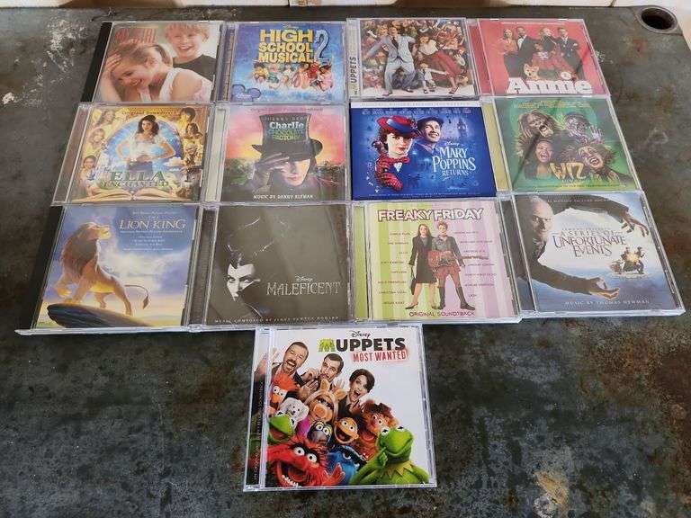 13 Assorted Kids Disney Cds - Auction Ohio
