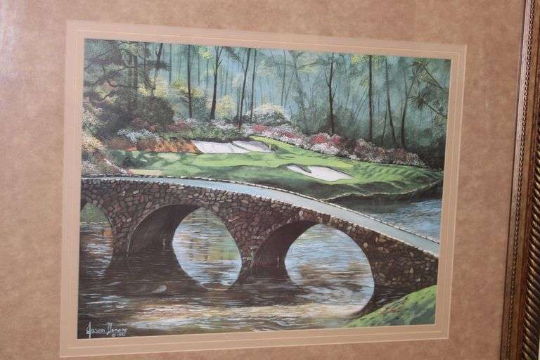 Framed Golf Print - Auction Ohio