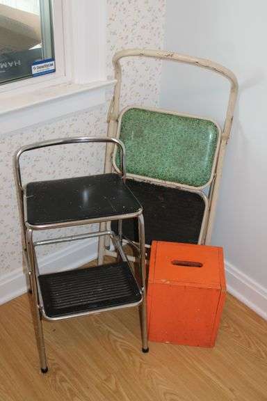 Folding Step Stools & Box Stool - Auction Ohio