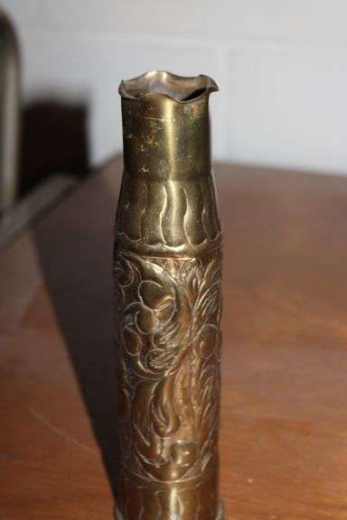 Large Caliber Shell Casing Vase - Auction Ohio